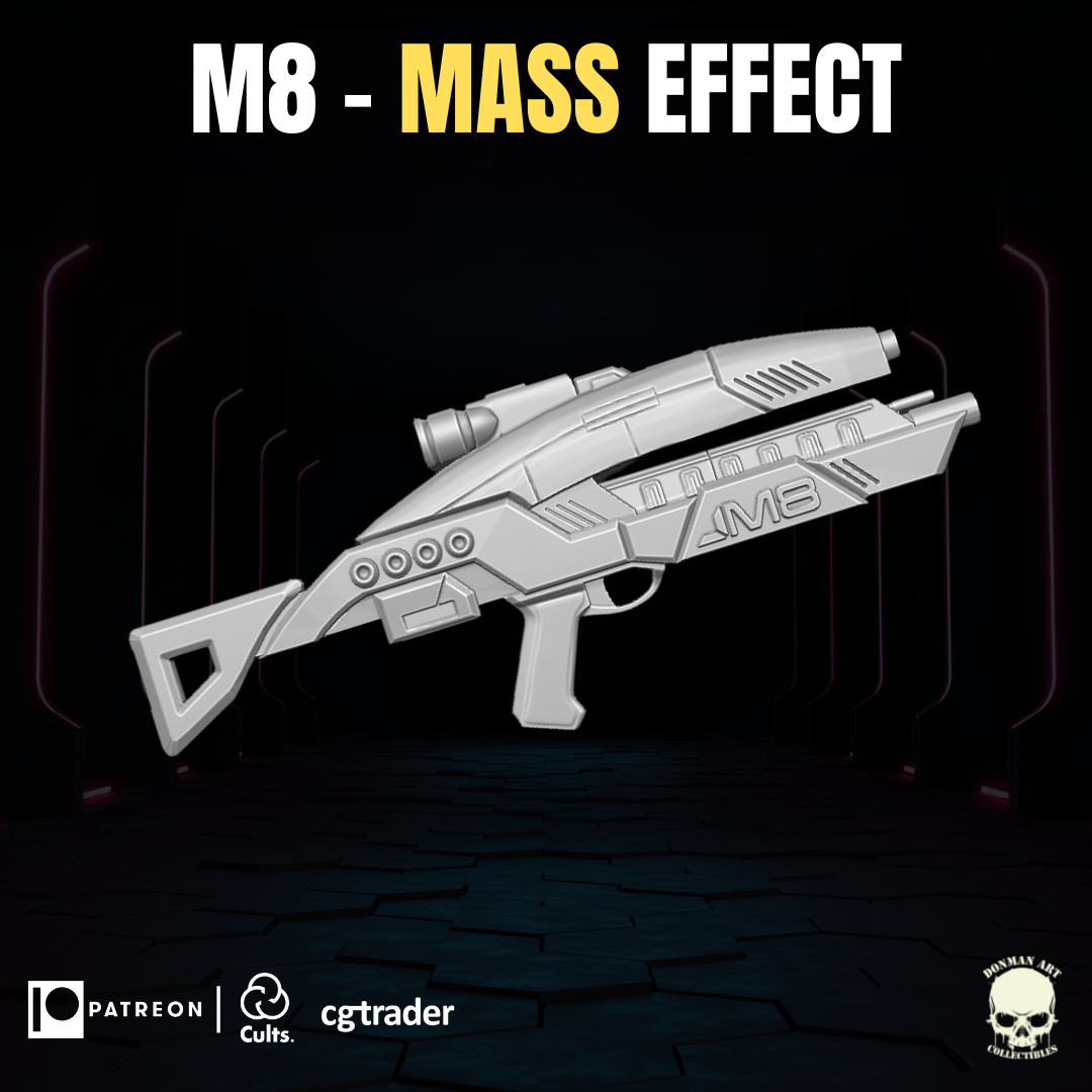 M8 Assault Rifle Mass Effect Mass Effect M8 Avenger Assault Rifle