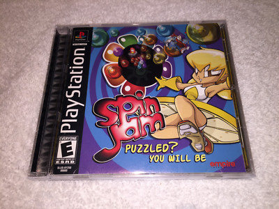Spin Jam (Sony PlayStation 1, 2000) PS1 Black Label Game Complete LN ...