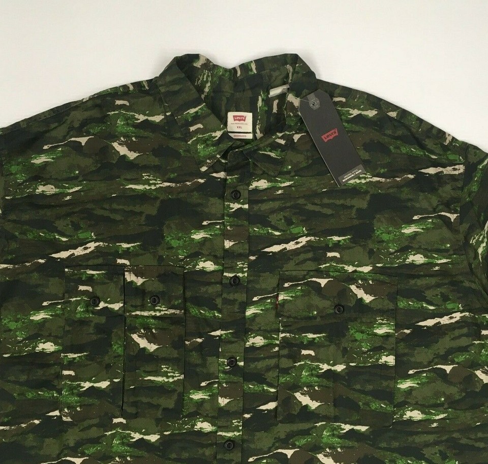 Levis Levi's Military Army Forest Camo Soldier Paratroopers Field ...