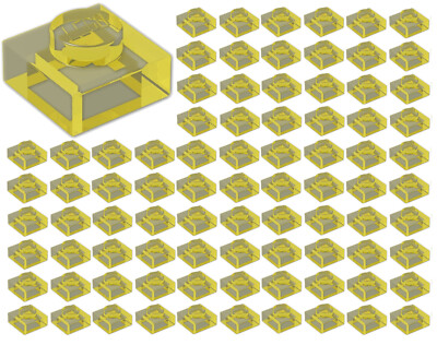 ☀️Lego 1x1 Trans Yellow Plate x100 Part Piece Bulk lot Legos #3024 | eBay