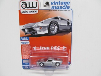 Autoworld - Vintage Muscle - Silver 1965 Ford GT40 Mk1 | eBay