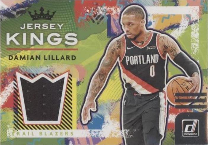 2021-22 Panini Donruss - Jersey Kings Damian Lillard #JK-DLL (MEM) for ...