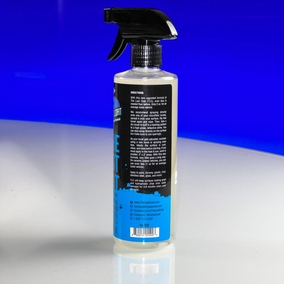 2x 16oz THE LAST COAT V2 Ceramic Coating & Sio2 Detail TLC2 Wax ...