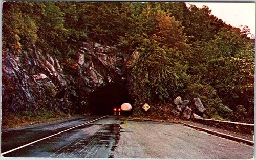 Postcard HIGHWAY SCENE Shenandoah National Park Virginia VA o/19 AL5625 ...