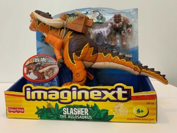 Fisher- Imaginext Dinosaurs Slasher The Allosaurus Figure Set G8748 for ...