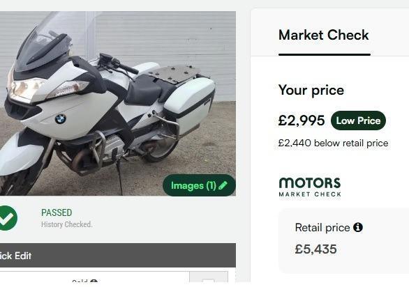 2014 BMW R1200 RT MU EX POLICE 1 OWNER FASTIDIOUSLY MAINTAINED NEW MOT ...