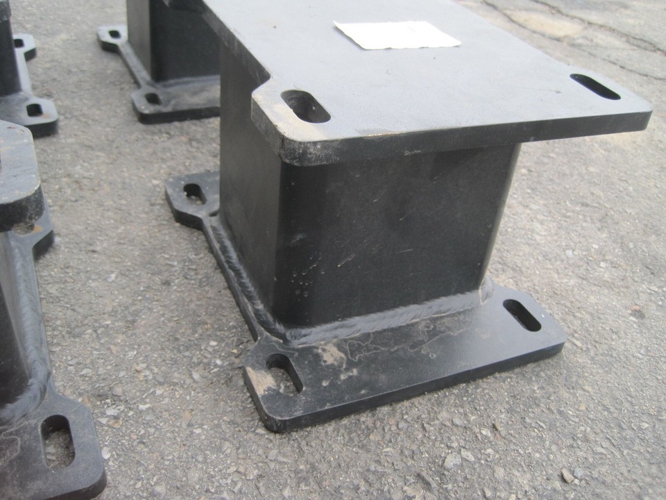 4 Large Vibratory Plate Compactor Rubber Isolator Shock Mount Black 8 ...