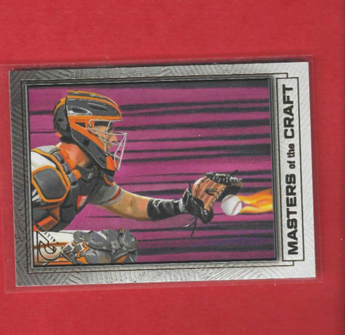 Topps Baseball 2021 Gallery Insert Masters of the Craft Buster Posey ...
