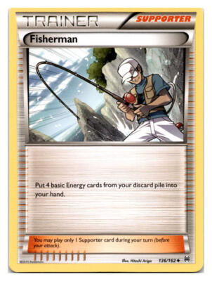 Fisherman #136/162 XY - BREAKthrough Pokemon tcg | eBay