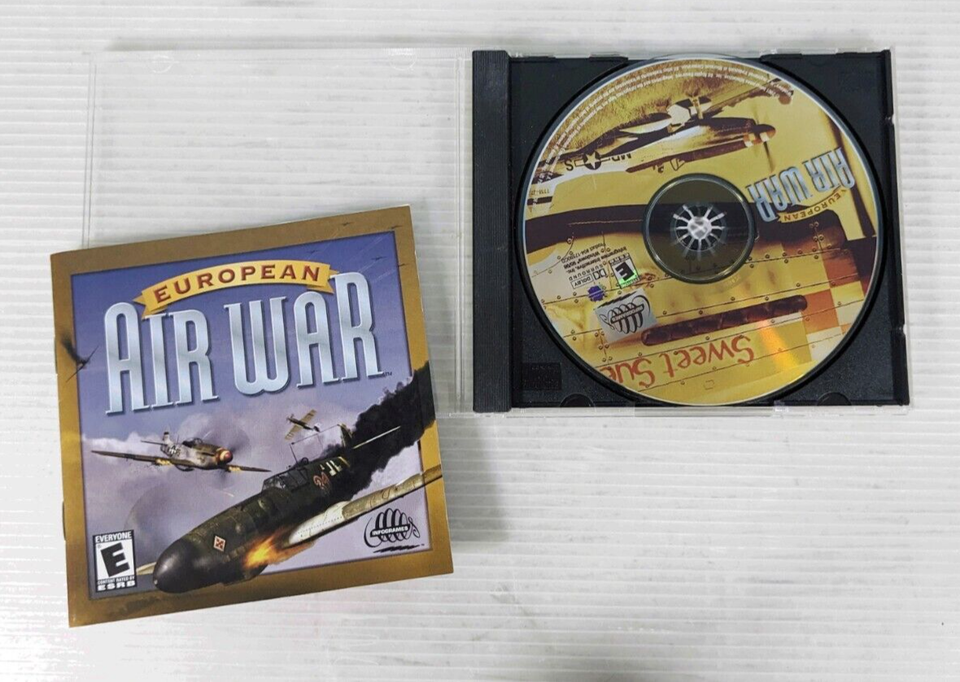 European Air War PC CD-ROM Infogrames Combat Flight Simulator Jewel ...
