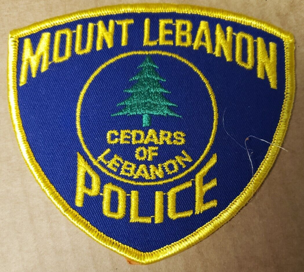 PA Mount Lebanon Pennsylvania Police Shoulder Patch | eBay