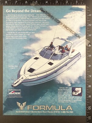 1991 ADVERTISEMENT for Thunderbird Formula F-34 PC motor yacht ...