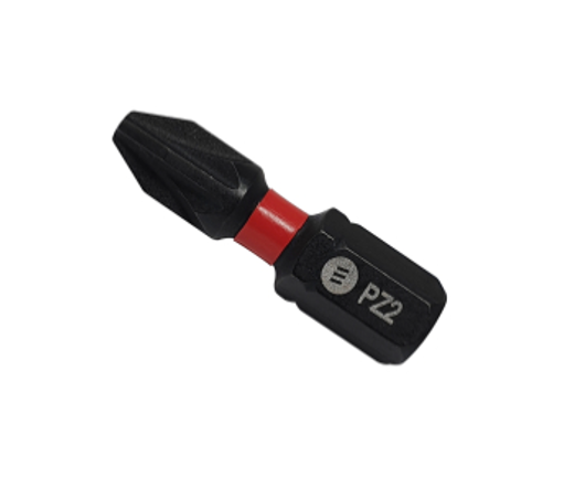 Magnetic PZ2 Impact Screwdriver Bits Set PoziDriv POZI No.2 25mm ...