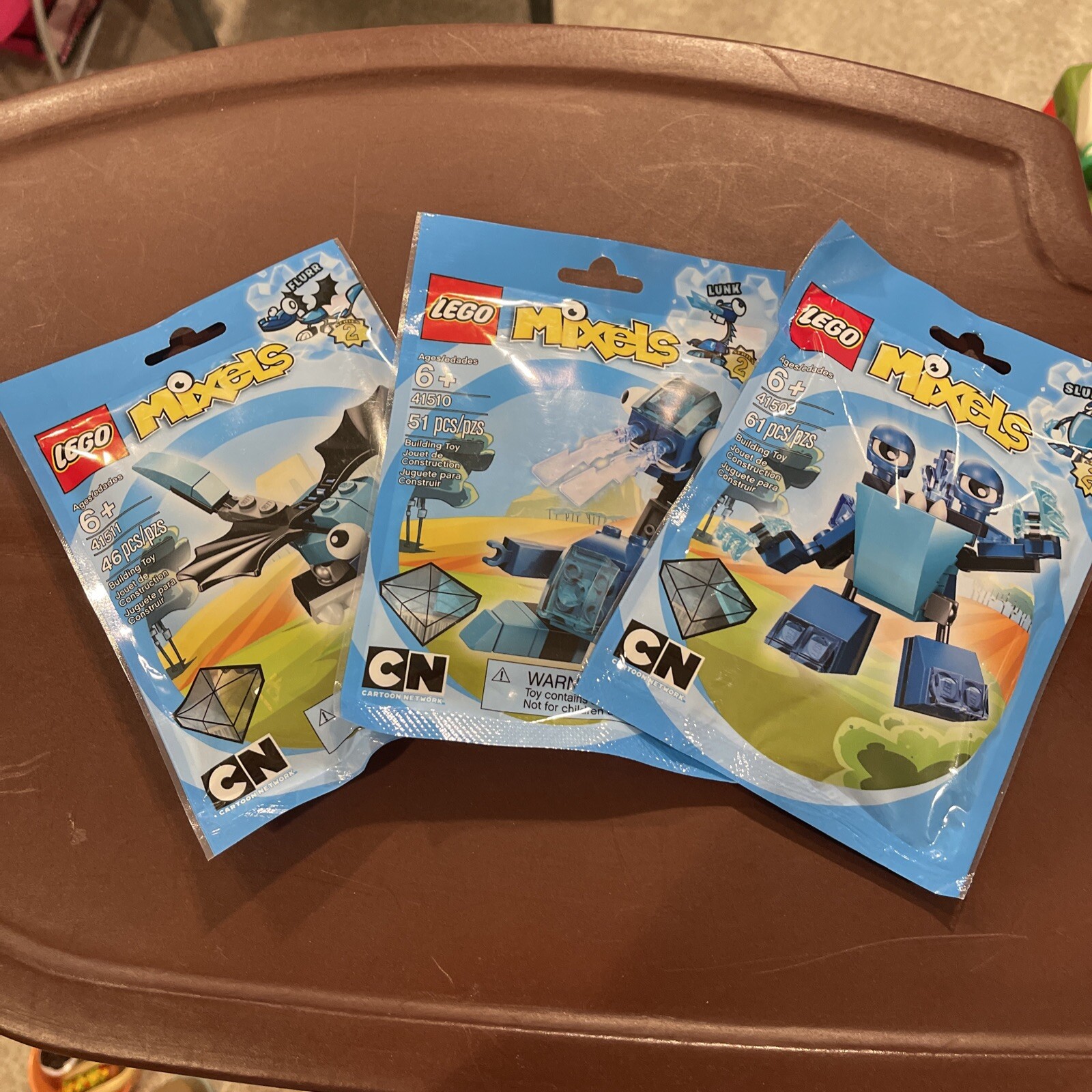 LEGO MIXELS SERIES 2 (LOT OF 3) 41509-SLUMBO, 41510-LUNK, 41511-FLURR ...