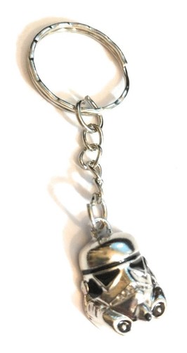 STAR WARS STORMTROOPER Helmet Figurine metal replica keychain Key chain ...
