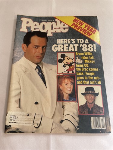 1988 January 11, People Weekly Magazine, Here’s to a Great ‘88! (CP41 ...