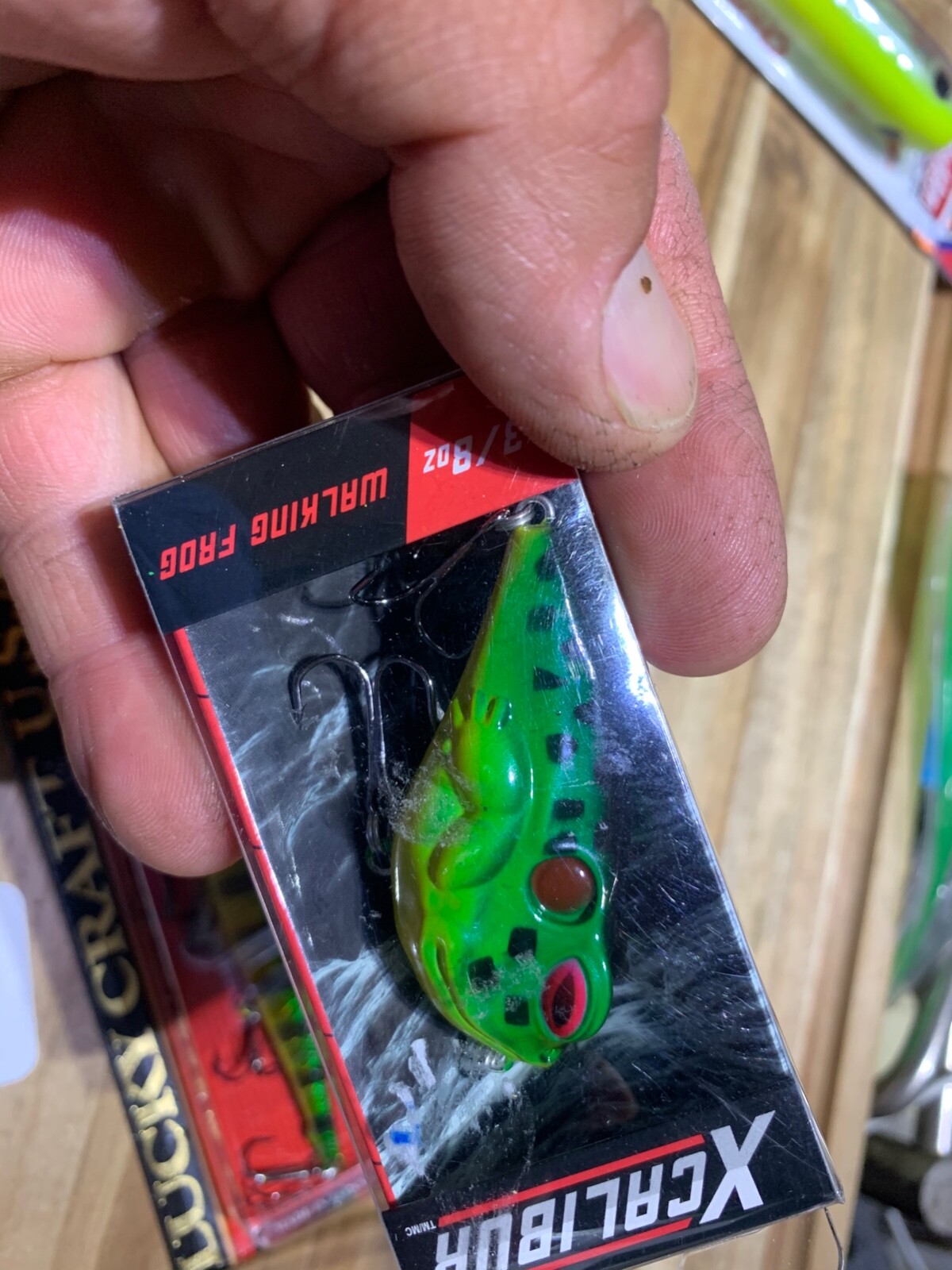 Lucky Craft Flash Pointer & Xcalibur Walking frog fishing lures (21444 ...