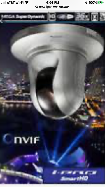 Panasonic Wv-sc385 Super Dynamic HD Dome Network IP Camera for sale ...