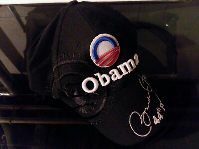 BARACK OBAMA 44TH PRESIDENT US PRESIDENTIAL SIGNATURE ADJUSTABLE CAP ...