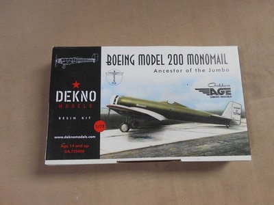 Dekno Models Resin Boeing Model 200 Monomail 1/72 COMPLETE | eBay