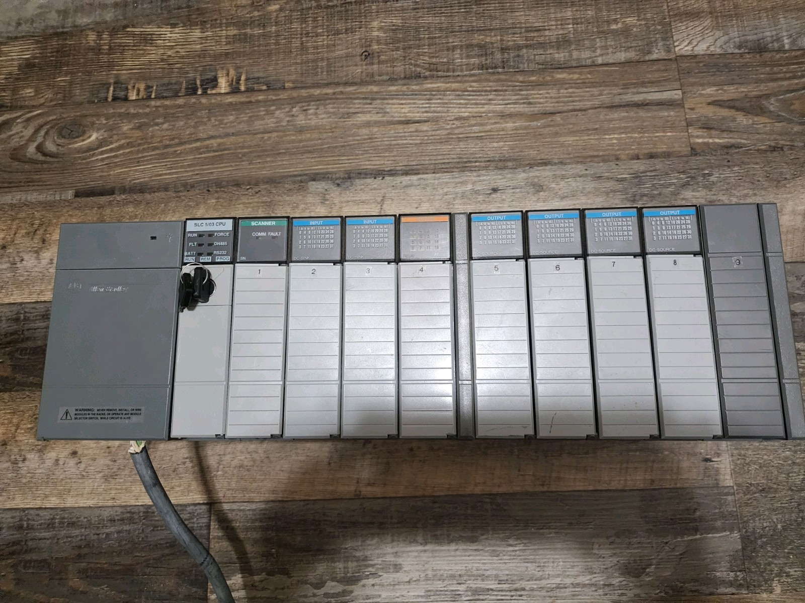 Allen Bradley SLC 500 1746-A10 1747-L532 1747-SN 1746-IB32 1746-OW16 ...