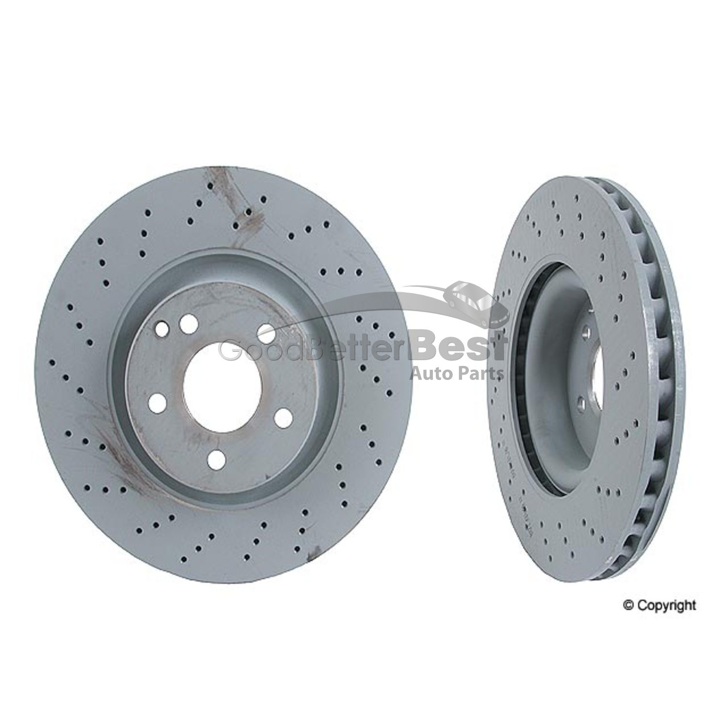 One New Genuine Disc Brake Rotor Front 221421171207 for Mercedes MB | eBay