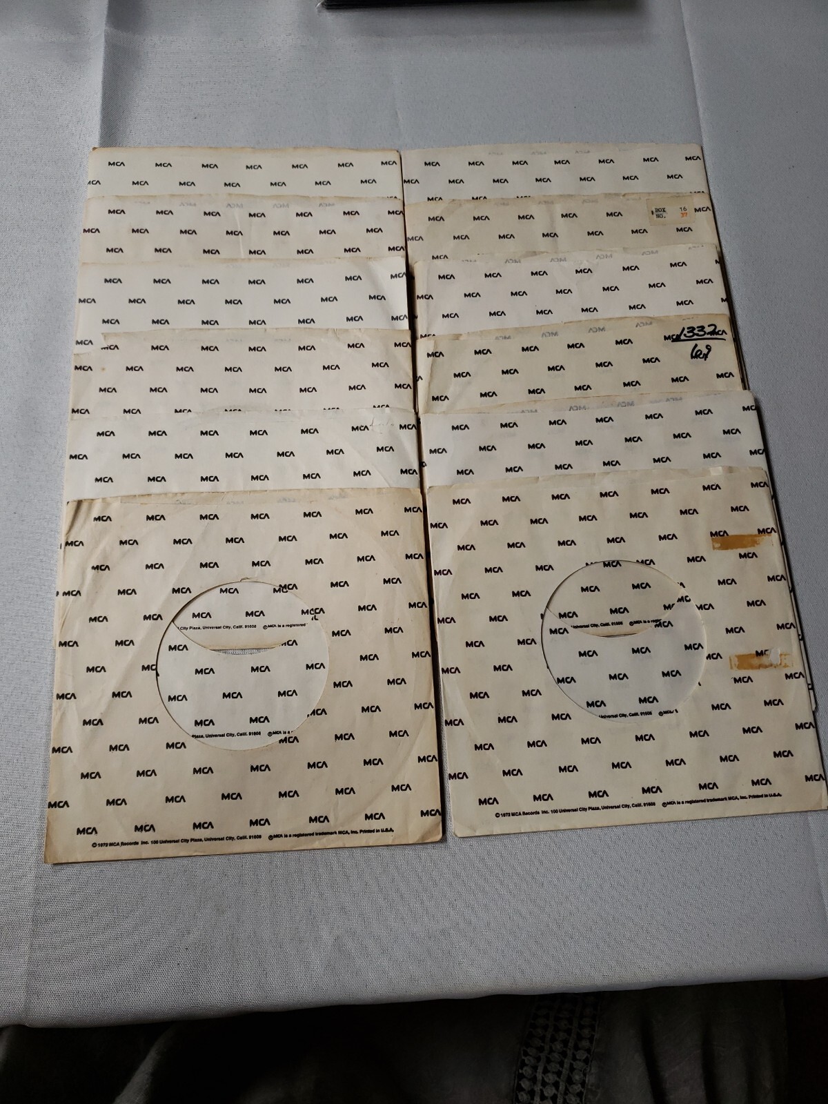 45 RPM 7" RECORD SLEEVES/COMPANY SLEEVE 12 PK/SEE PHOTOS MCA (SLV1)2 | eBay