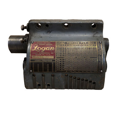 Logan 11" Lathe Quick Change Gear Box Casting LA-1201 With Data Plate ...