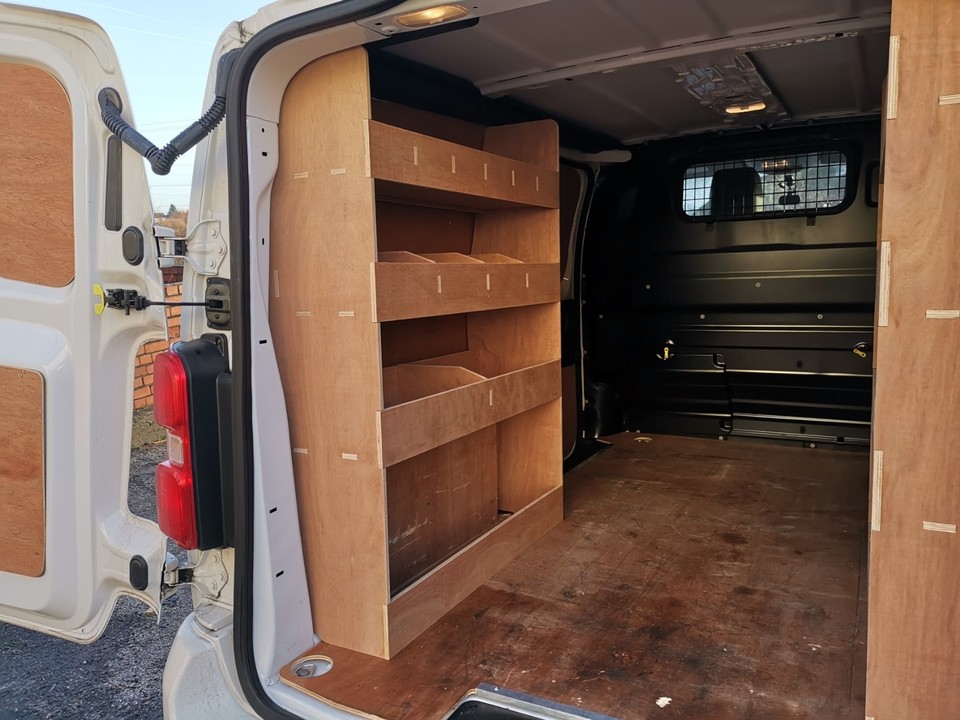 Peugeot Expert MWB (New 2016 ) REAR Van Racking, Plywood Shelving ...