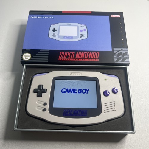 Gameboy Advance GBA Super Nintendo SNES Retro Edition Console W/ LCD ...