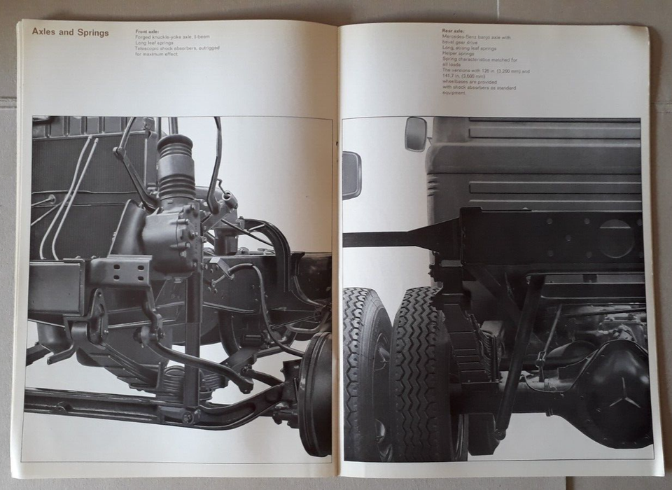 Mercedes Benz LP / LPS / LPK 608 Brochure c.1970 - Truck Tipper Tractor ...