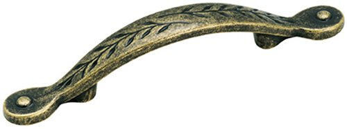 (5 Pack) 3 inch Leaf Pull Weathered Brass | eBay
