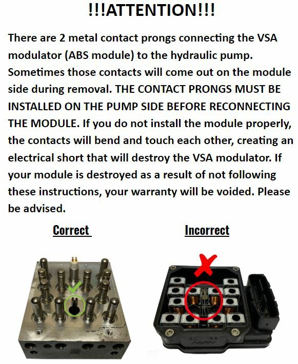 REPAIR KIT 2012-2018 ACURA ILX VSA ABS Brake Control Module-WE INSTALL ...