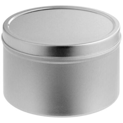 16 oz Seamless Metal Candle Tins Containers with Lids (6-12-24 count ...