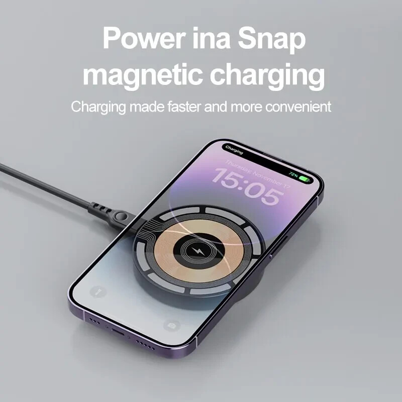 30W Magnetic Wireless Charger For iPhone 15 14 13 12 Pro Max Fast ...