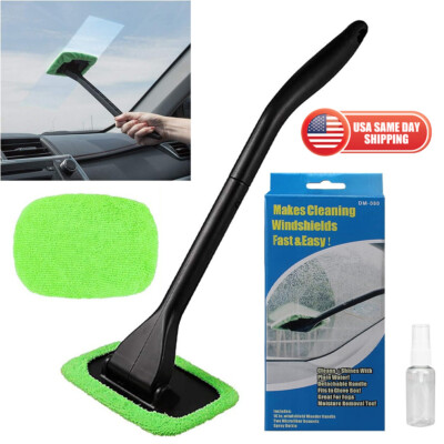 22" Interior Windshield Cleaning Tool Kit Car Window Glass Wiper ...