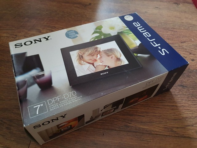 Sony DPF-D70 7" Digital Picture Frame | Achetez sur eBay