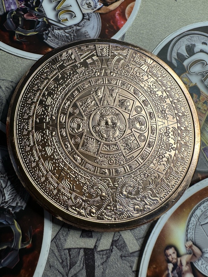 5 oz Aztec Calendar Copper Round .999 Fine Copper Bullion - GSM | eBay
