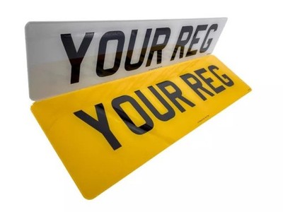 Number Plates Oversize Large Front & Rear Range Rover Jaguar Land Rover ...