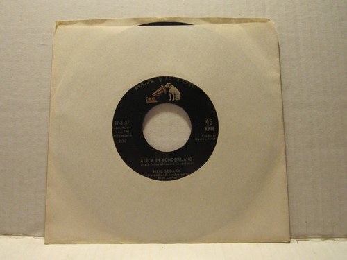 Neil Sedaka – Alice In Wonderland / Circulate - 1963 - POP | eBay