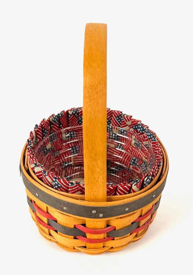 Longaberger 1997 Inaugural Basket with Protector and Liner | eBay