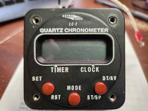 Astrotech LC-2 Quartz Chronometer Timer Clock PN AT420100 | eBay