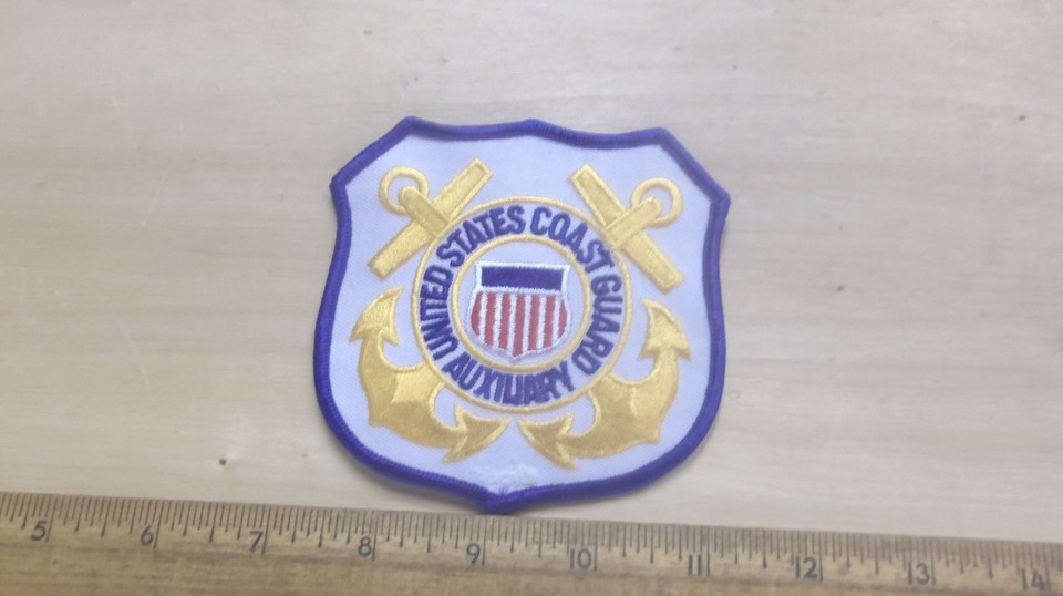 US Coast Guard - Auxiliary Embroidered Patch | eBay