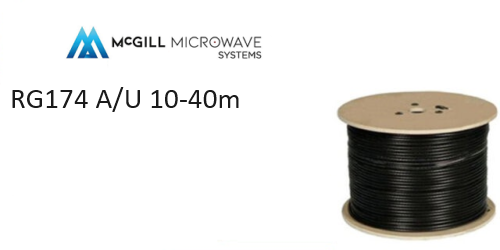 RG174 A/U Coaxial cable Low Loss 50 Ohm Coax Tinned Copper RF | eBay