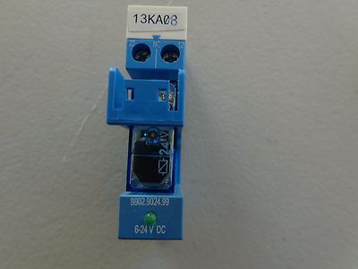 FINDER TYPE 40.52 RELAY 24VDC SOCKET 95.05 & MINIATURE DIODE 9902-9024. ...