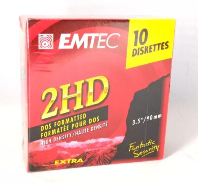 Orig. BASF EKF342I10 MF2HD Disketten 10er Pack 1,44MB 3,5" 2HD Floppy ...