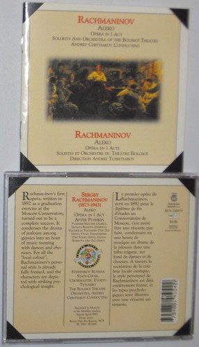RACHMANINOFF: Aleko, opera in one act - OOP - Chistiakov - LE CHANT DU ...