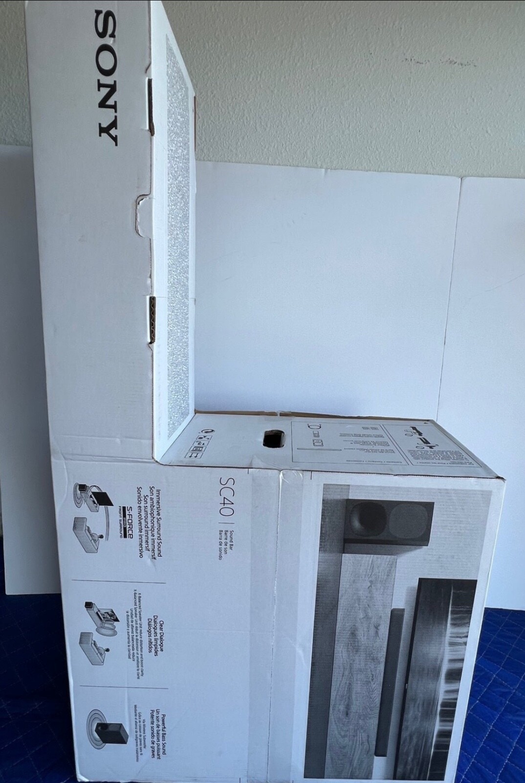 Sony HT-SC40 2.1ch Soundbar with Wireless Subwoofer - Black for sale ...