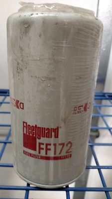 Fleetguard FF172 Fuel Filter | Front | Rubber | Painted | Metal | Easy ...