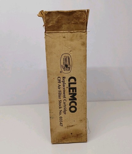 NEW CLEMCO RELLACEMENT CARTRIDGE 03547 CPF AIR FILLTER | eBay